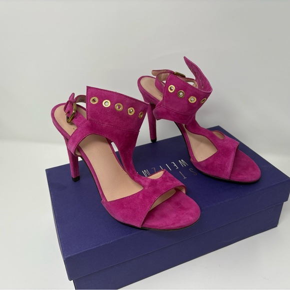 Stuart Weitzman | Shoes | Stuart Weitzman Hot Pink High Heel Sandals ...